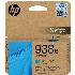 HP CNHP4S6X9PE 938e EvoMore Cyan Ink Cartridge (1,650 pages)