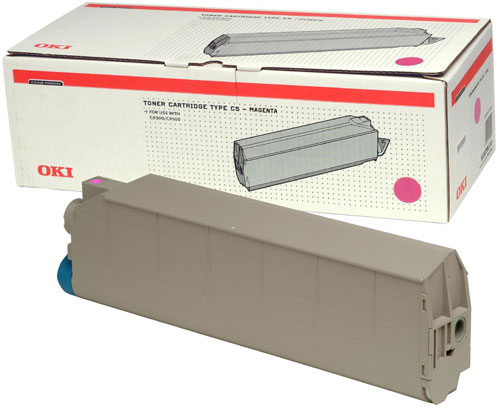 OKI Magenta Toner Cartridge (15,000 pages) - 01-09-9302