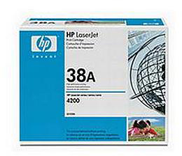 HP 38A LaserJet Standard Capacity Black Print Cartridge (12,000 pages ...