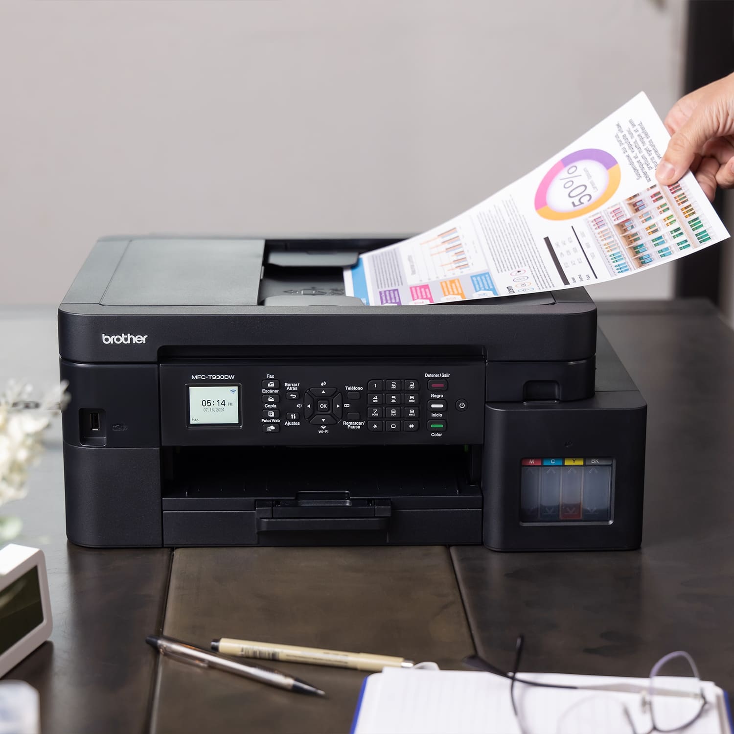 Brother MFC-T930DW A4 Multifunction Inkjet Printer - MFC-T930DW