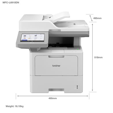 Brother MFC-L6910DN A4 Mono Multifunction Laser Printer - MFC-L6910DN