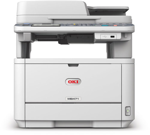 OKI MB471dnw A4 Mono Multifunction LED Laser Printer - 01320901