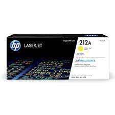 HP W2122A 212A Yellow Original LaserJet Toner Cartridge (4,500 Pages ...