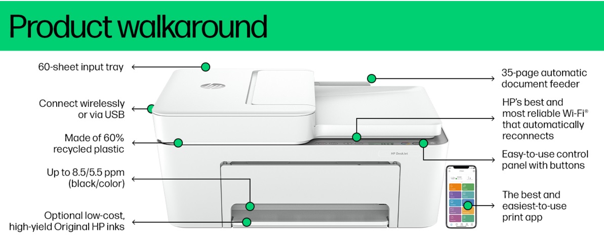 HP DeskJet Ink Advantage 4276 A4 Colour Multifunction Inkjet Printer ...