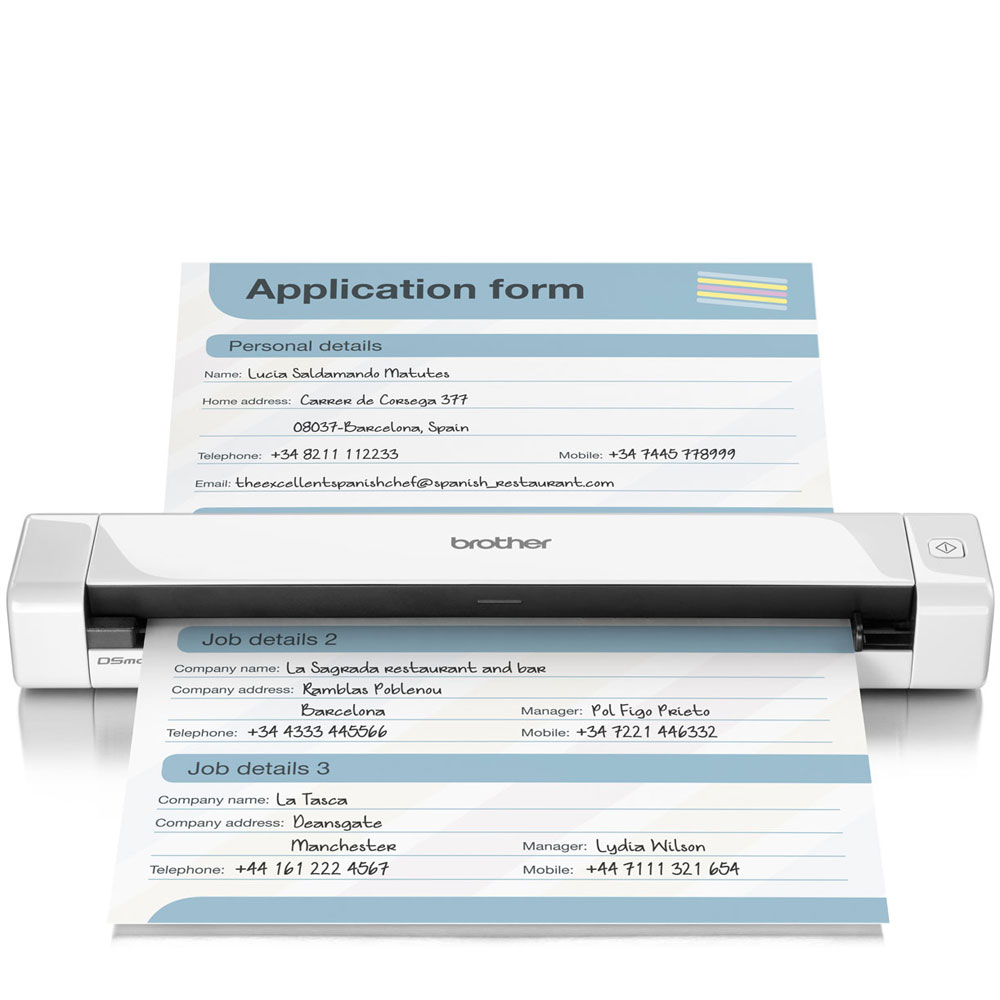 Brother DS-620 A4 Colour Mobile Document Scanner - DS620