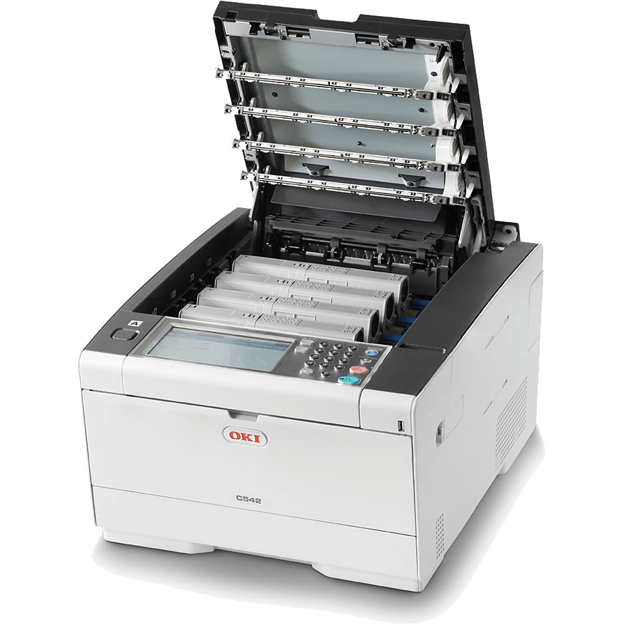 OKI C542dn A4 Colour LED Laser Printer - 46356132